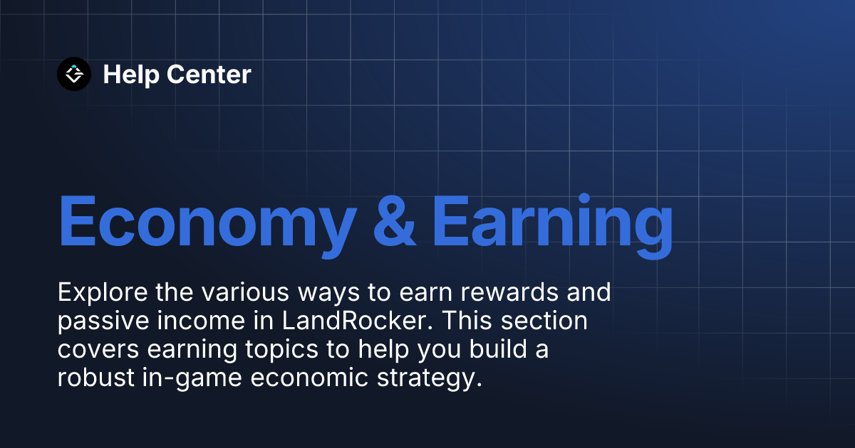 Economy & Earning | Help Center
